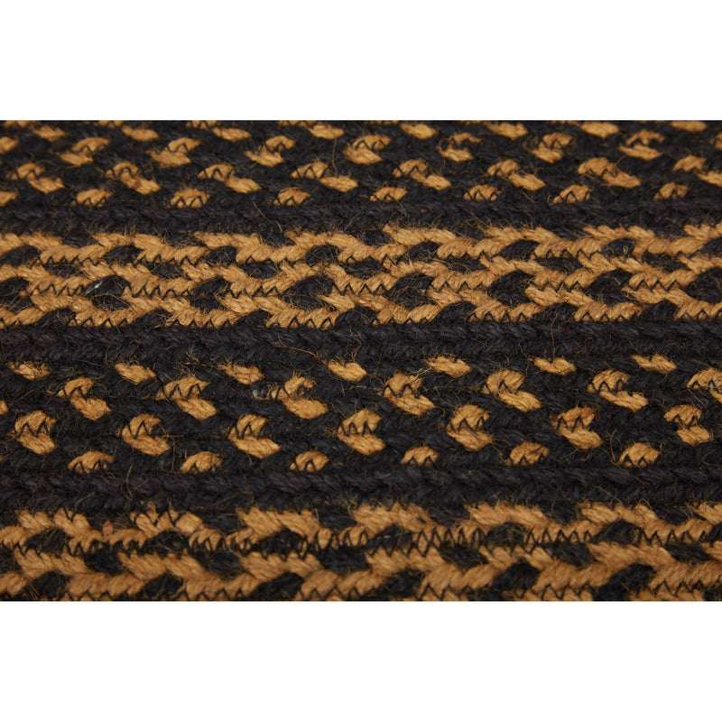 Black and Tan Jute Braided Rug – DL Country Barn