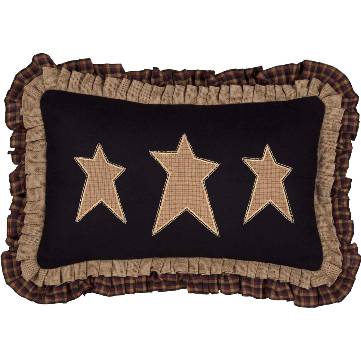 Heritage Farms Primitive Stars Pillow 14x22 – DL Country Barn
