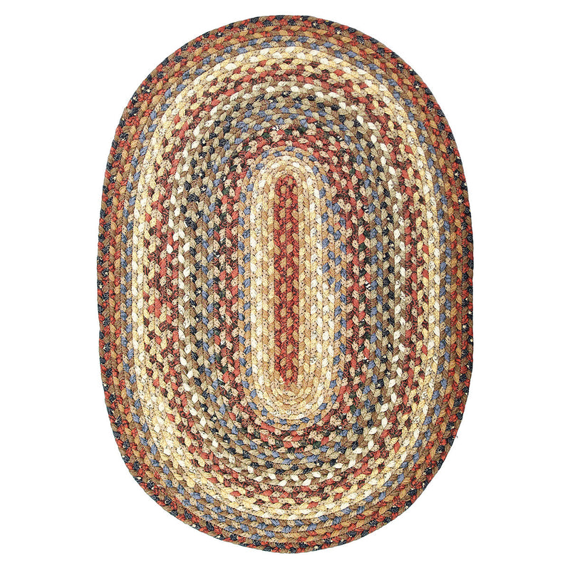 Biscotti Cotton Braided Rug | Country Primitive Braided Rug by ...