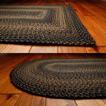 Black Forest Ultra Durable Braided Rug | Outdoor Braided Rug by ...