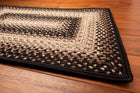 Black Mist Ultra Durable Braided Rug | Outdoor Braided Rug by Homespice ...