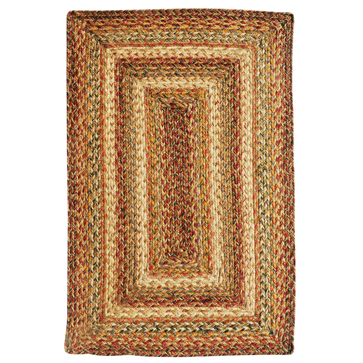 Harvest Jute Braided Rug | Country Primitive Braided Jute Rug by ...