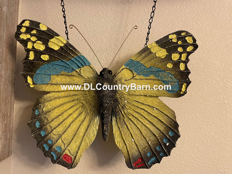 Black, Blue & Yellow Butterfly Arrow Replacement Sign – DL Country Barn