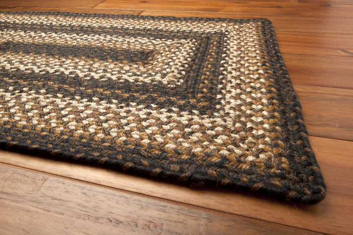 Kilimanjaro Jute Braided Rug | Country Primitive Braided Jute Rug by ...