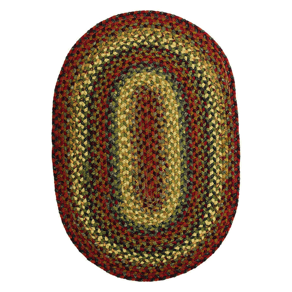 Neverland Cotton Braided Rug | Country Primitive Braided Rug by ...