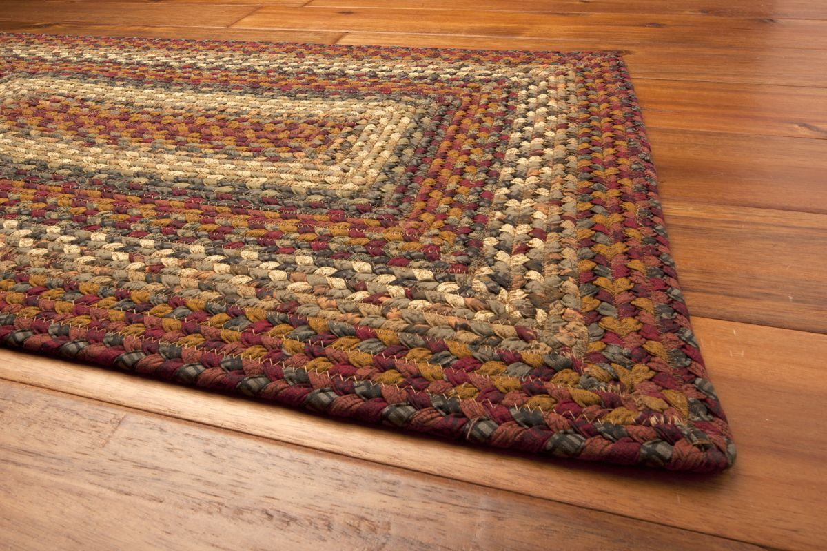 Neverland Cotton Braided Rug | Country Primitive Braided Rug by ...