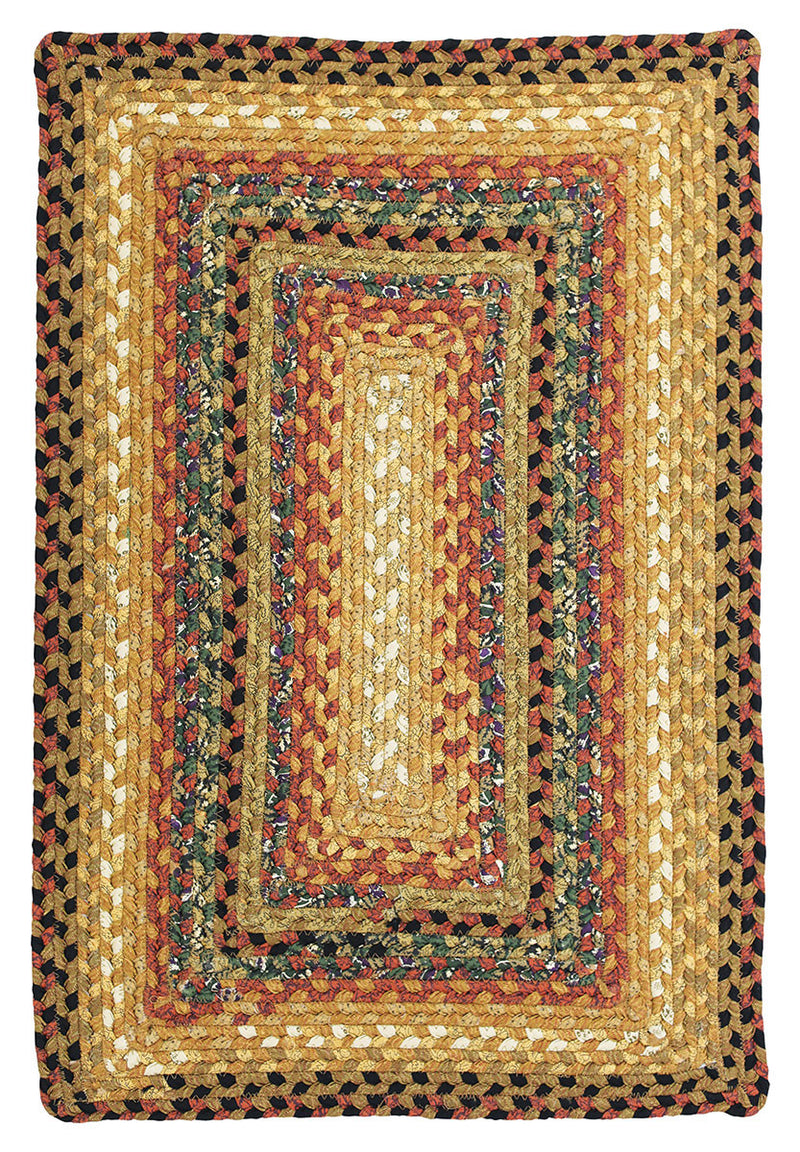 Peppercorn Cotton Braided Rug | Country Primitive Braided Rug by ...