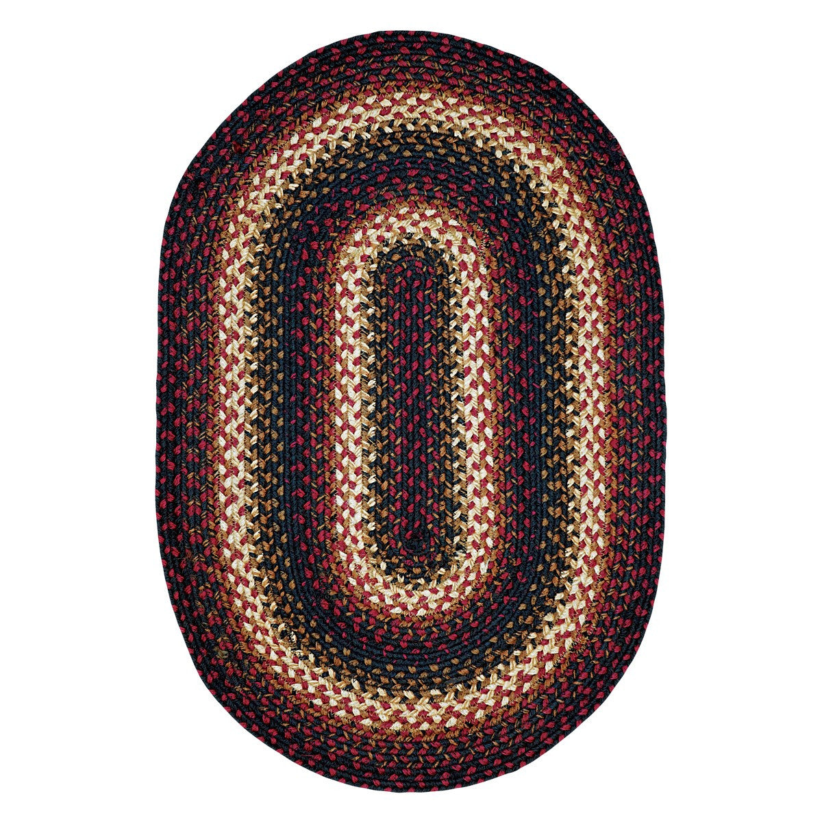 Prescott Jute Braided Rug | Country Primitive Braided Jute Rug by ...